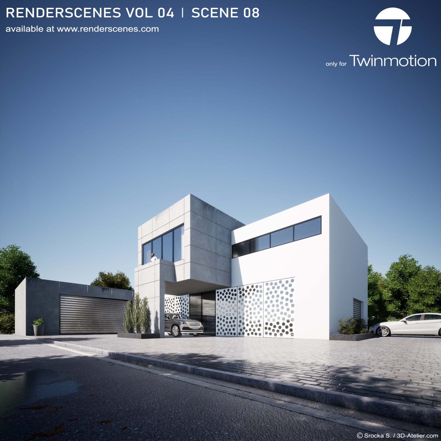 Renderscenes for VRAYforC4D and TWINMOTION - ready to render!