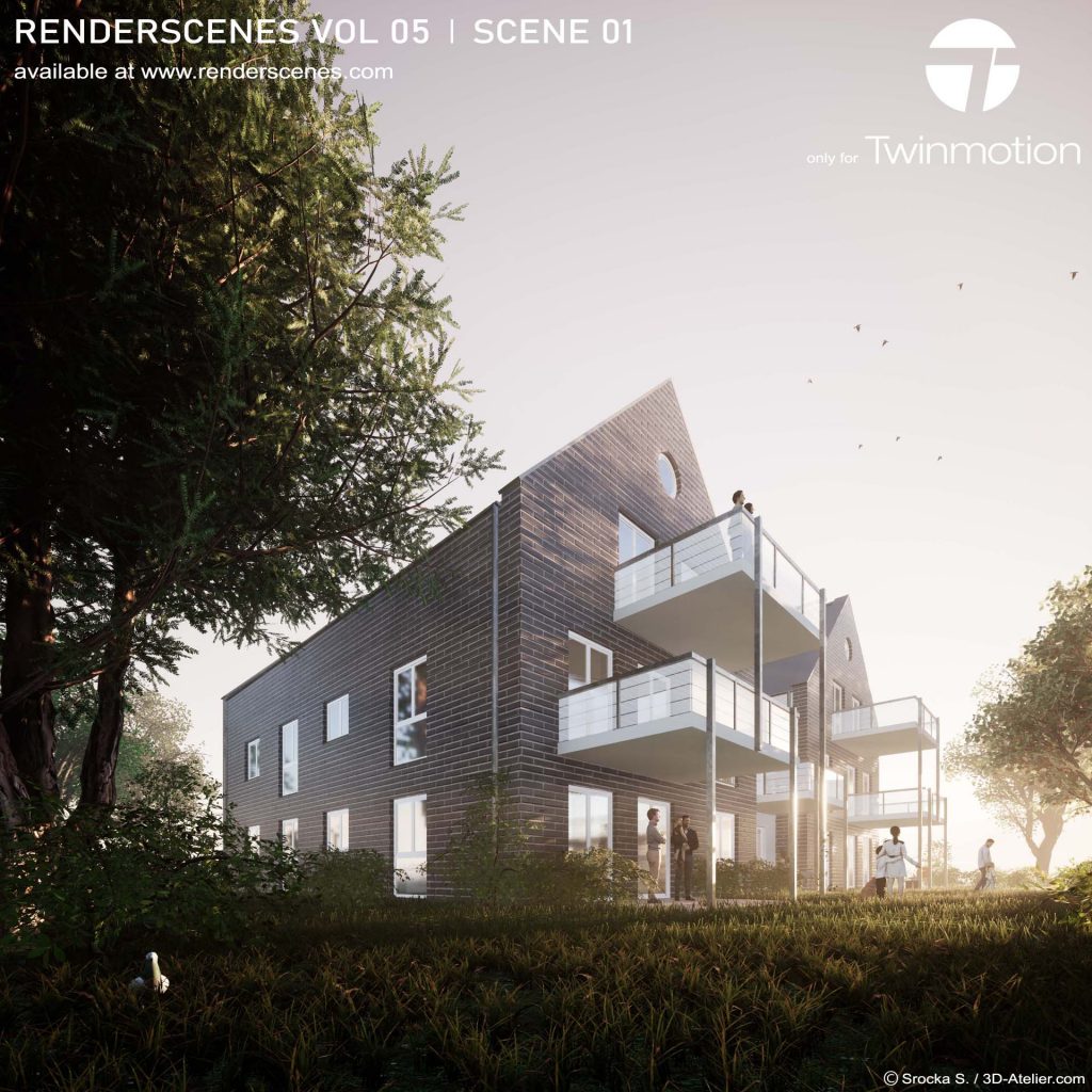 Renderscenes Vol. 05 - Scene 01 (TWINMOTION) - Renderscenes.com