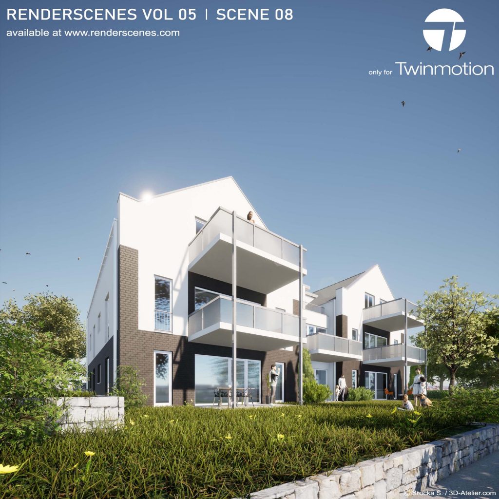 Renderscenes Vol. 05 - Scene 08 (TWINMOTION) - Renderscenes.com